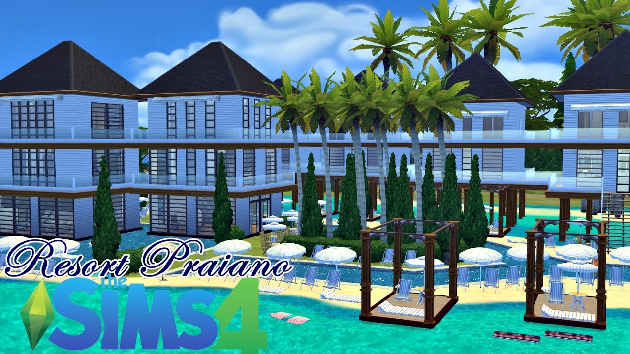 Construindo um Resort Praiano │The Sims 4 (Speed Build) - YouTube