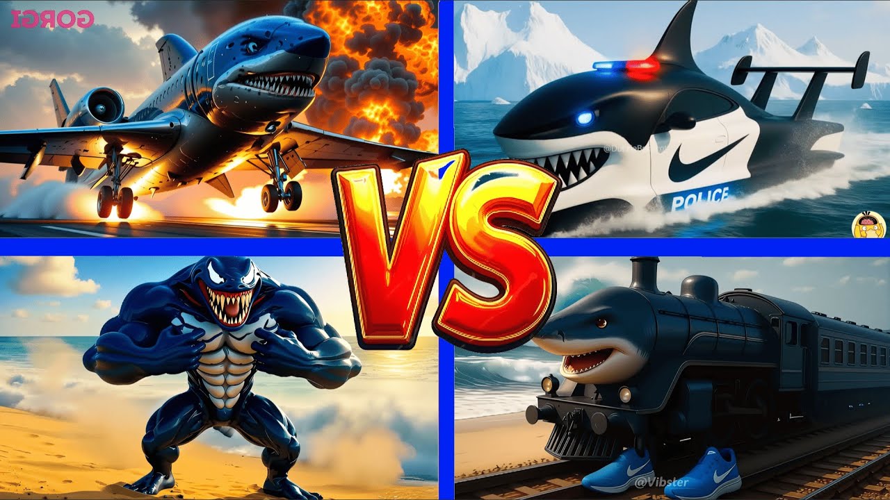 BRAINROT PLANE🆚BRAINROT POLICE RACING🆚BRAINROT VENOM🆚BRAINROT TRAIN ...