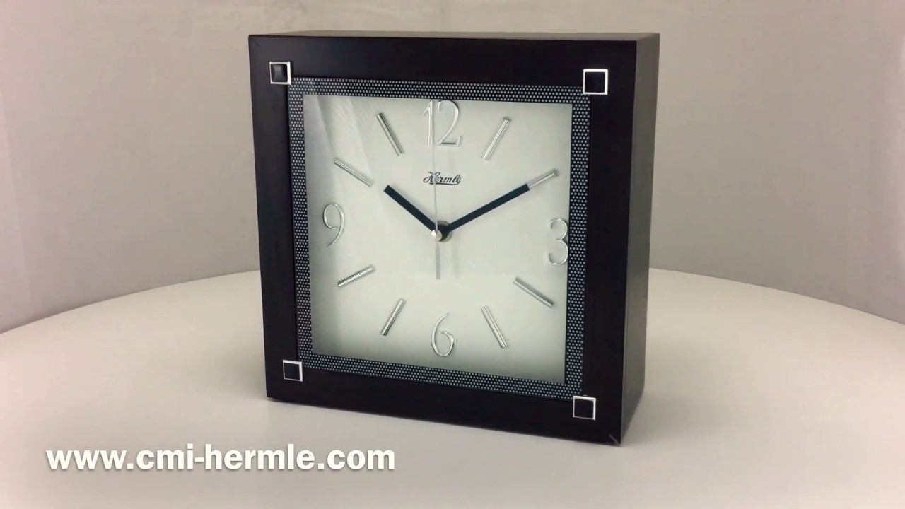 Hermle Quartz Desk Clock - YouTube