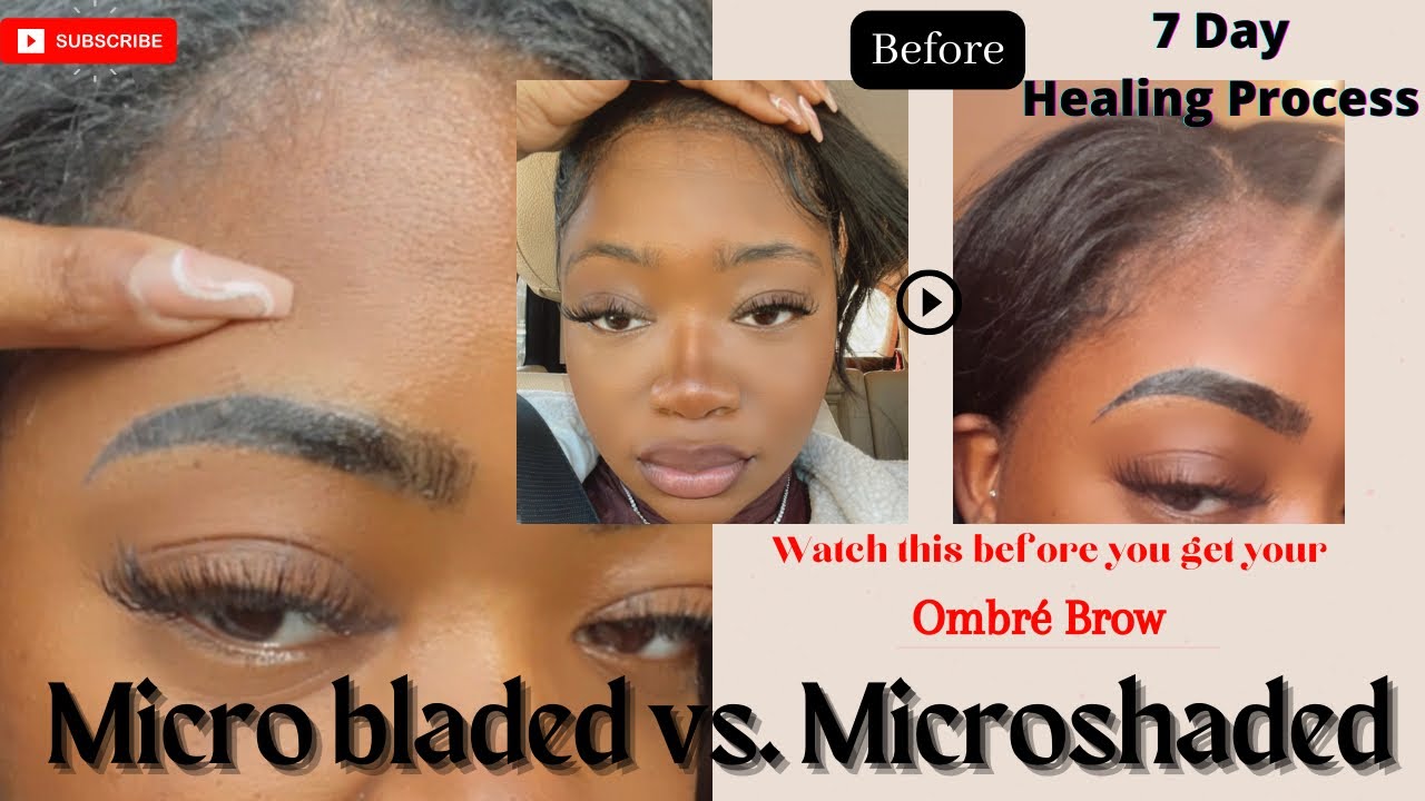 Watch this before you get your eyebrows microshaded. Microblading 7 day ...