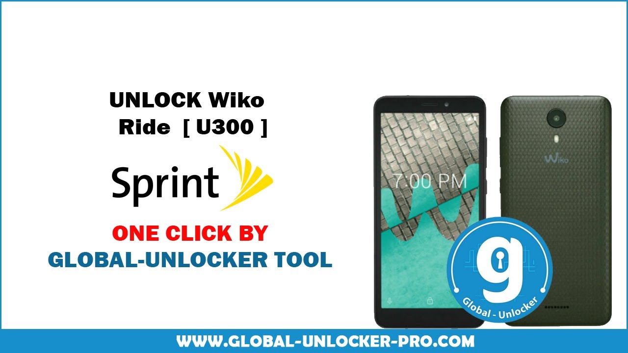 Unlock Wiko Ride U300 By Global Unlocker Pro - YouTube
