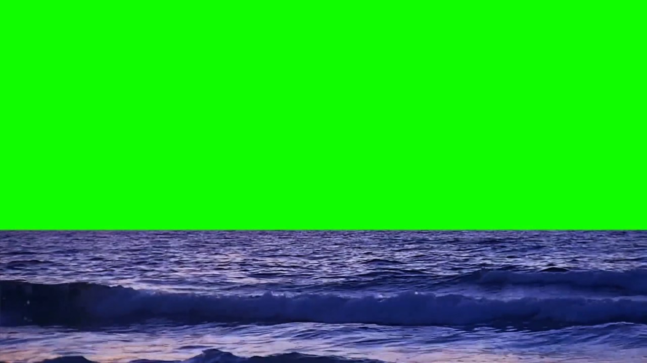 FREE HD Green Screen INCOMING OCEAN WAVES (2) - YouTube