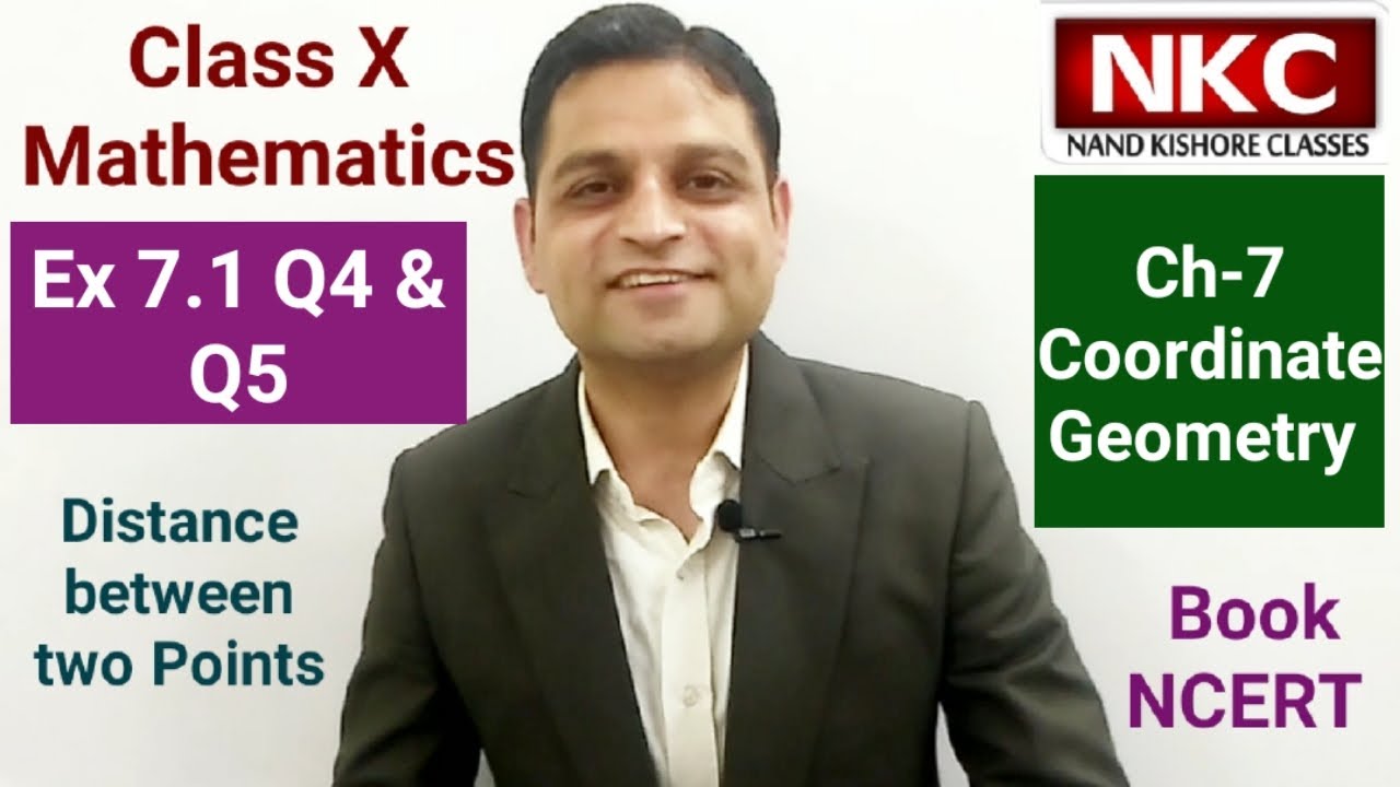 Class 10 Maths Ex 7.1 Q4 & Q5 Ch-7 Coordinate Geometry - Use of ...