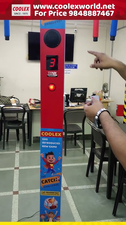 Falling sticks , new 2025 catch the baton game amusment machine heavy body design|| COOLEX - YouTube