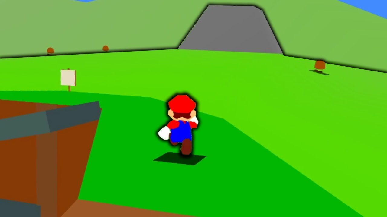 Oversimplified Super Mario 64 is actually pretty cool looking... - YouTube