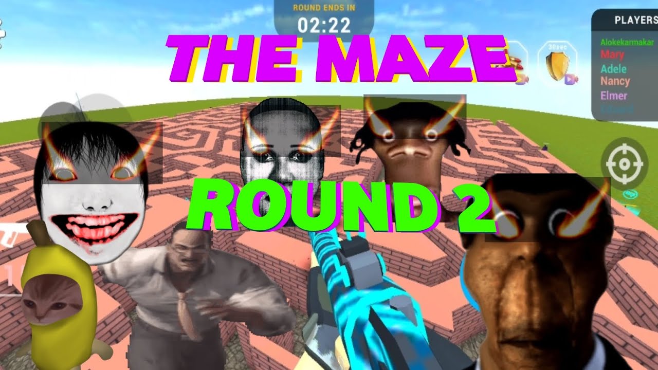 THE MAZE | ROUND 2 | NEXTBOT CHASING | GAMES IND☠️🎲 - YouTube