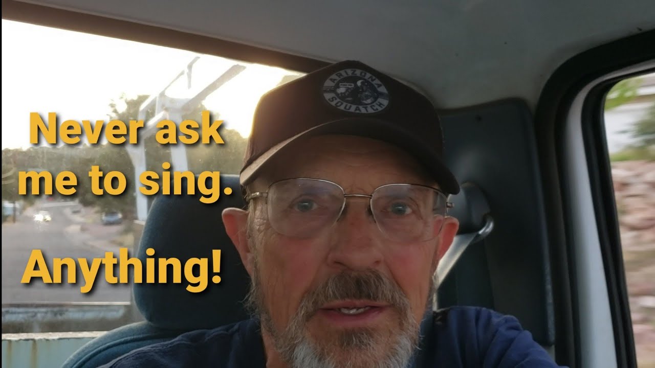 Never ask me to sing. Anything! - YouTube