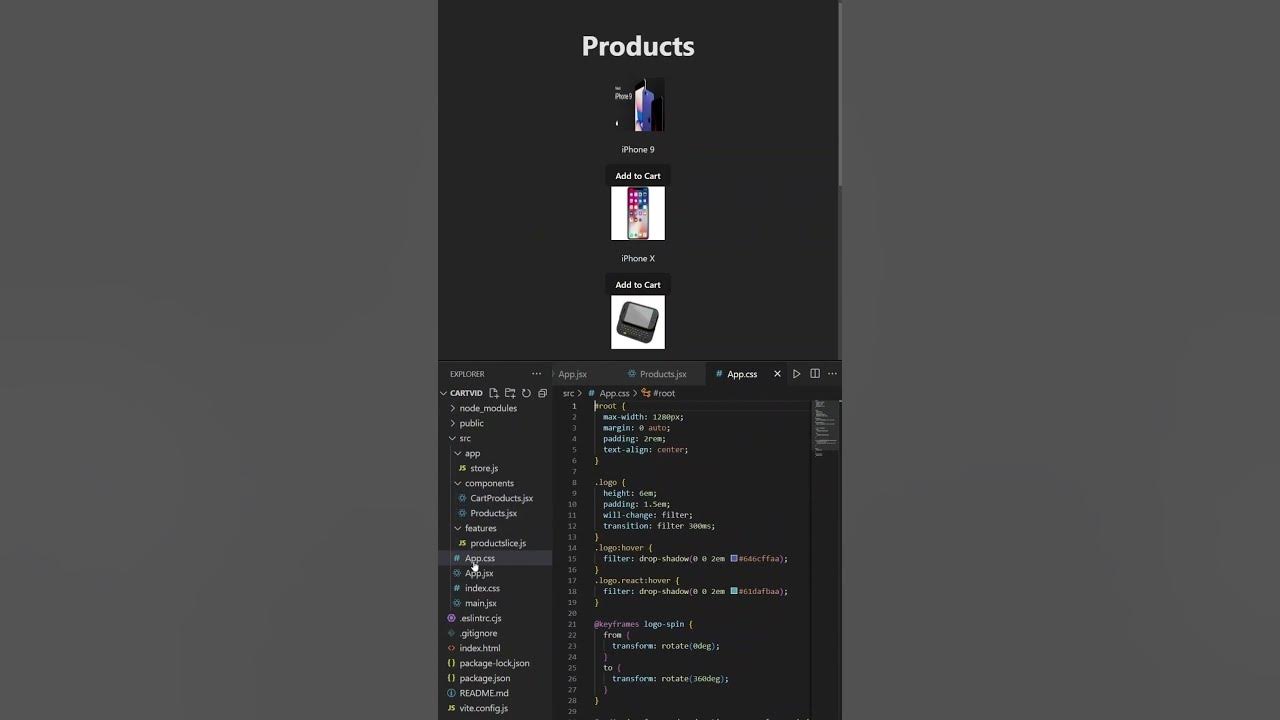 Cart Demo in #reactjs #reduxtoolkit - YouTube