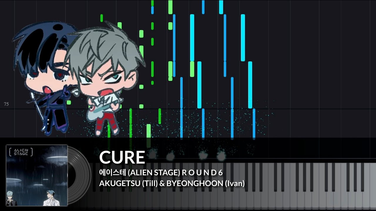【ピアノ/피아노】CURE - AKUGETSU (Till) & BYEONGHOON (Ivan) (ALIEN STAGE 에이스테 ...