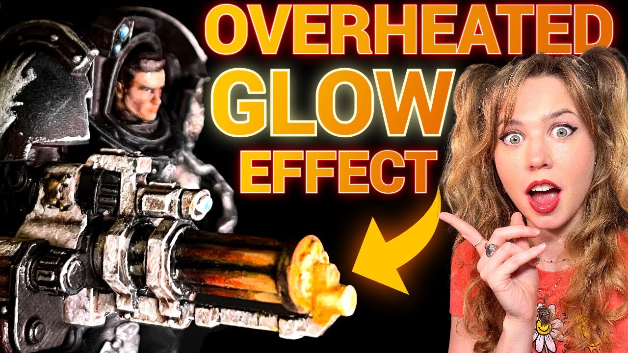 How to Paint EASY HOT METAL - Overheated Glow Effect - YouTube