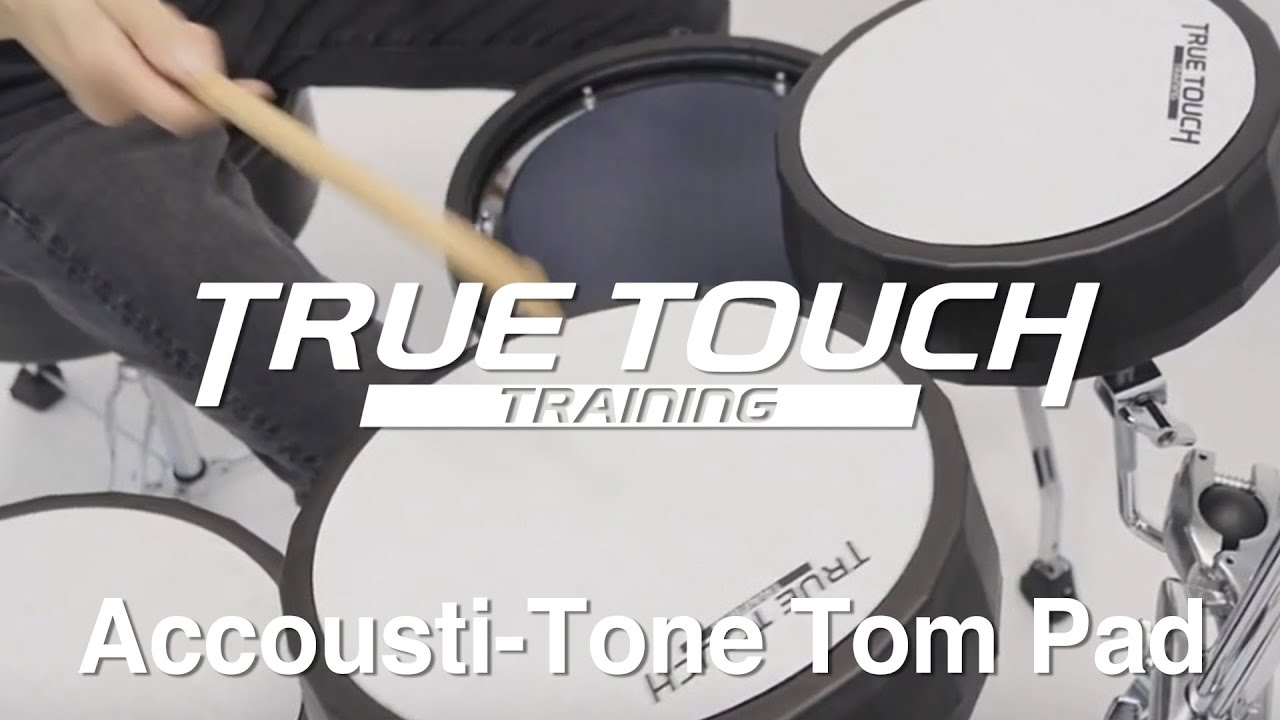 TAMA True Touch Training Feature - Accousti-tone Tom Pad - YouTube