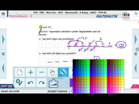 Mavi Set Matematik 2 - Permütasyon - 3 📏