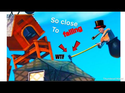 Getting over it rage game🤬 - YouTube