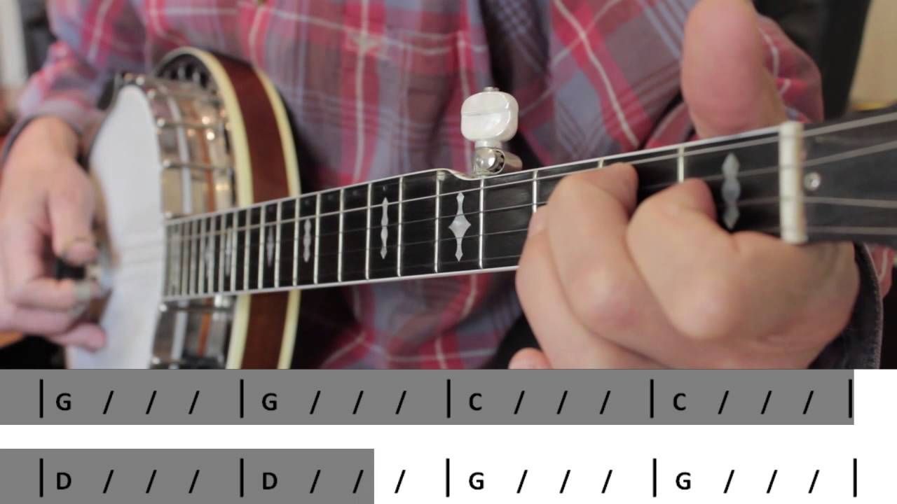 Beginning Bluegrass Banjo Lesson 10 Rolls Over Chords Youtube
