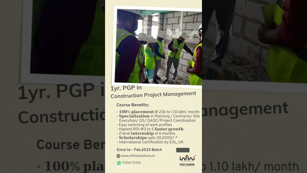 PGP in Construction Project Management | Best Career Option For Civil Engineers & Architects ...