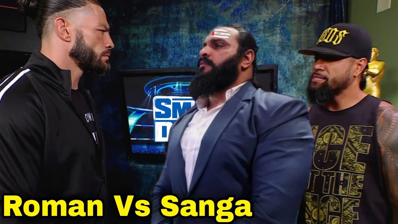 Sanga Vs Roman Reigns WWE Raw 2022 - YouTube