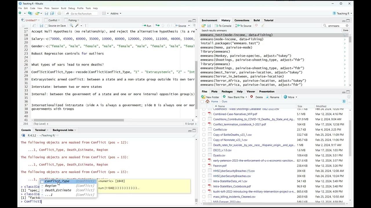 Steps to cleaning up datasets in R! - YouTube