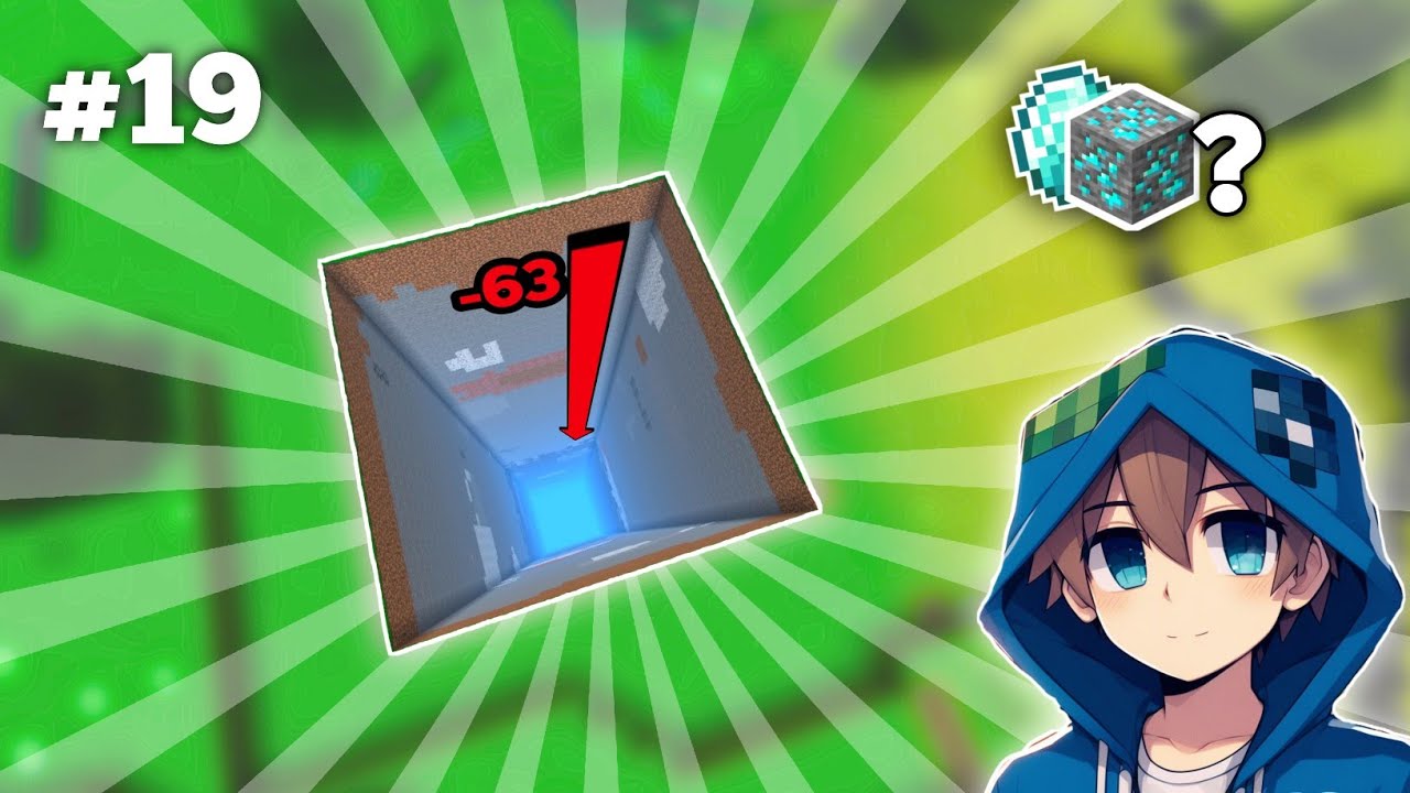 One Chunk Mining With Silk Touch Pickaxe ⛏️ In Minecraft Survival World ...