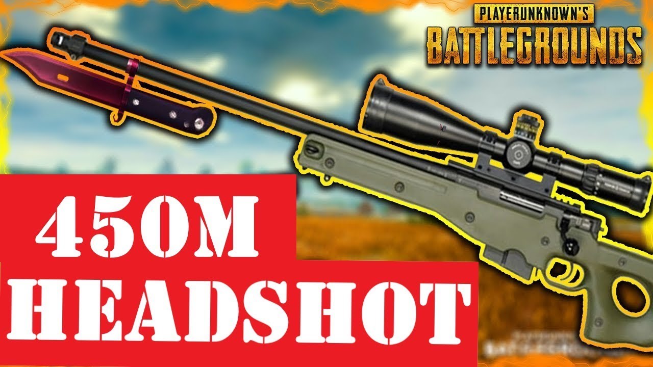 450M AWM 8x Scope Headshot - PUBG - YouTube