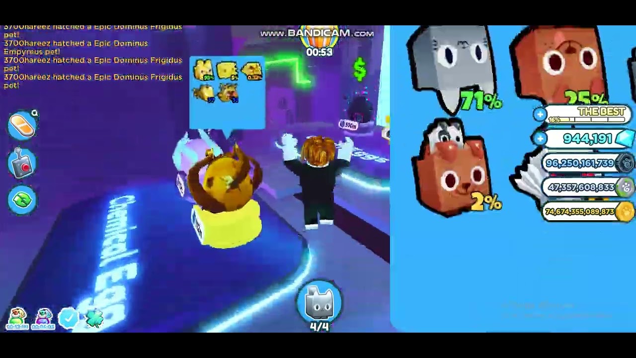 Show acc vip pet simulator - YouTube