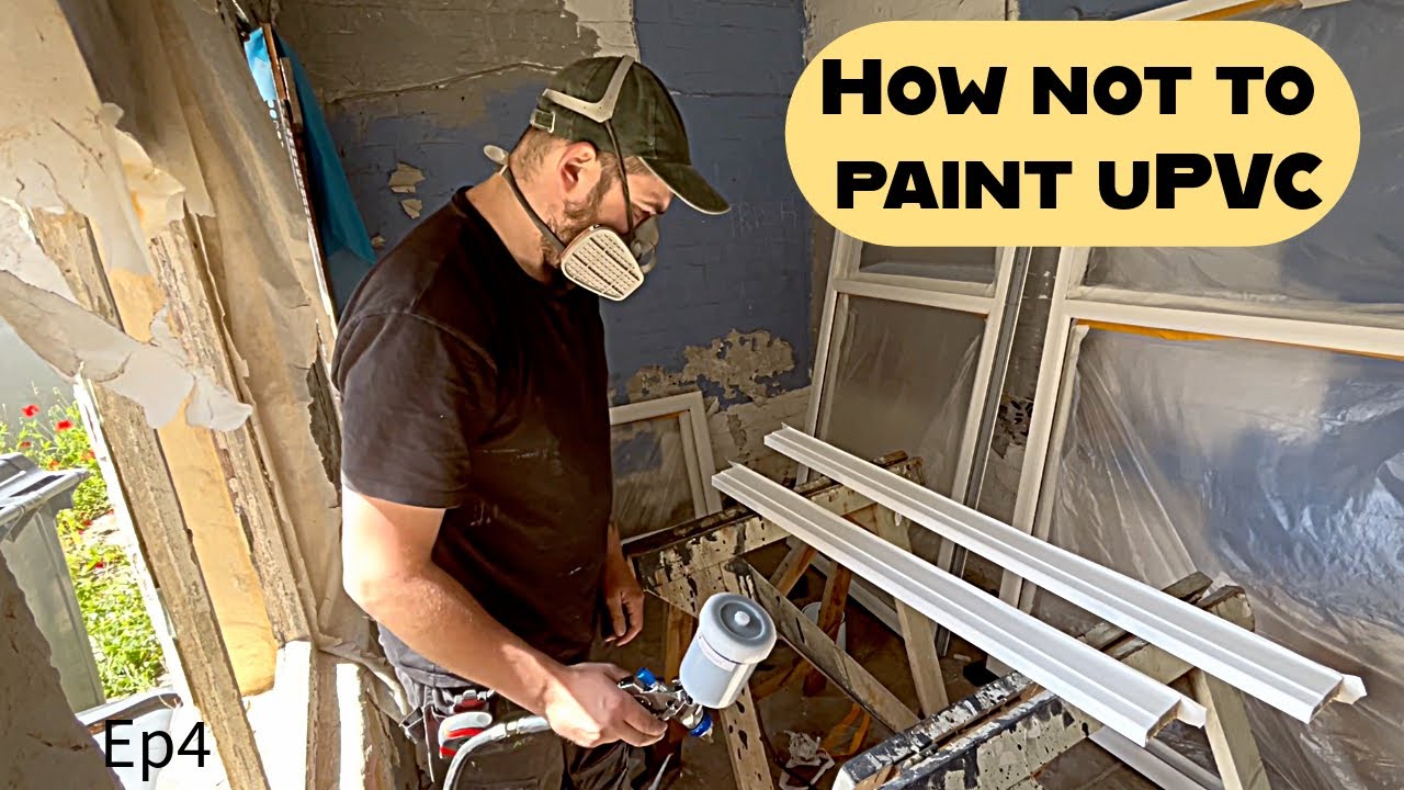 Ep4: An idiots guide to painting UPVC windows / Renovation vlog. - YouTube