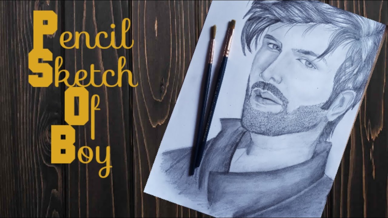 Pencil sketch of boy | step by step sketching tutorial - YouTube