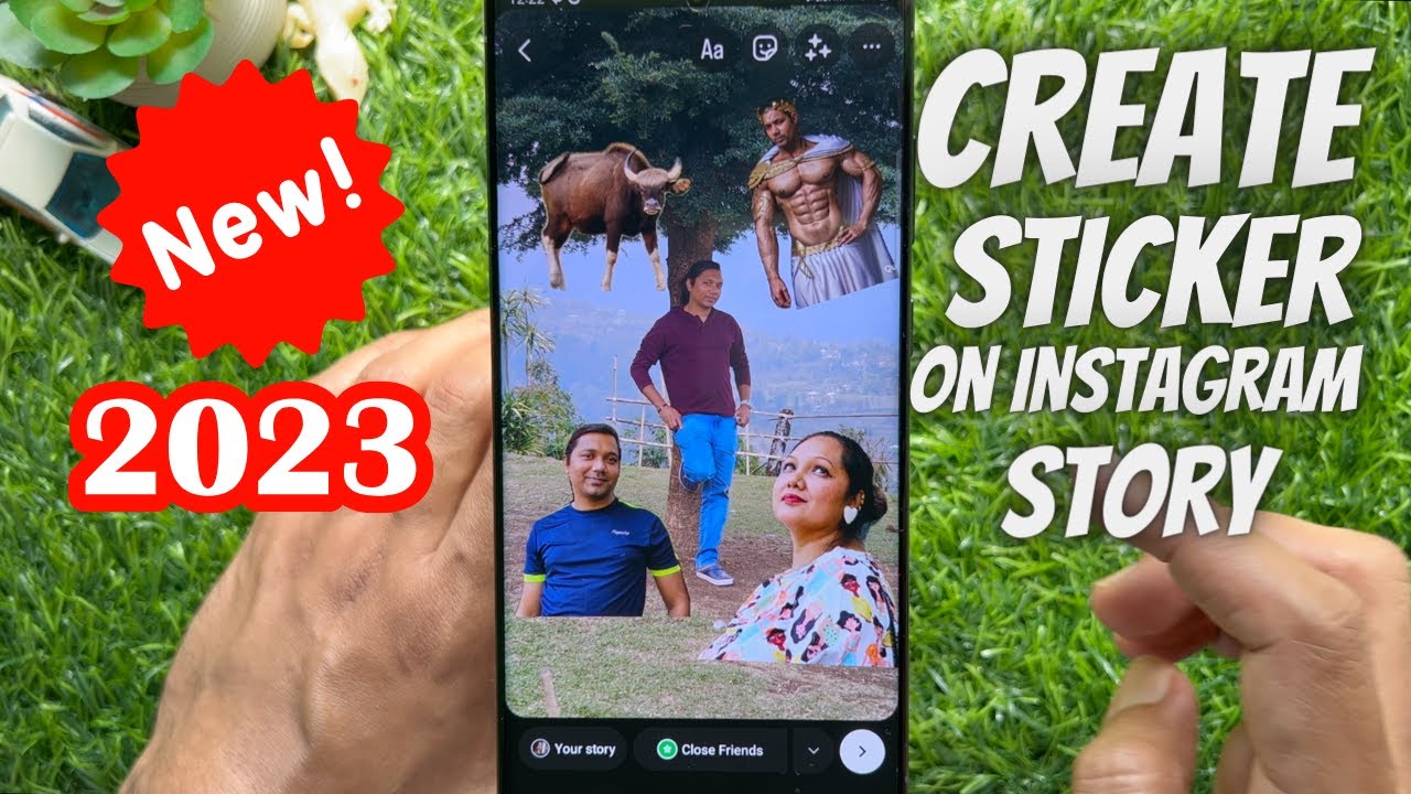How to Create Custom Stickers for Your Instagram Stories - YouTube