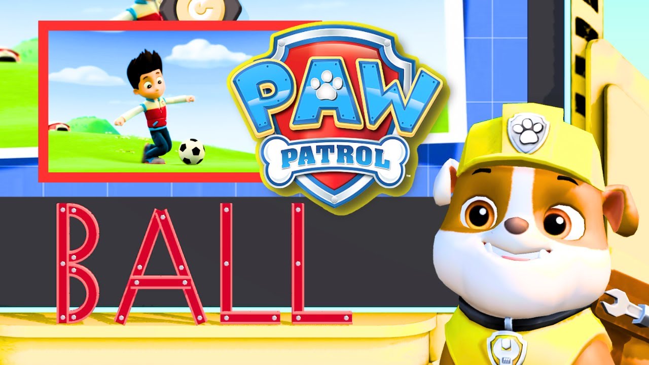 Ball Starts with B - Paw Patrol Academy - Letter Construction Game ...