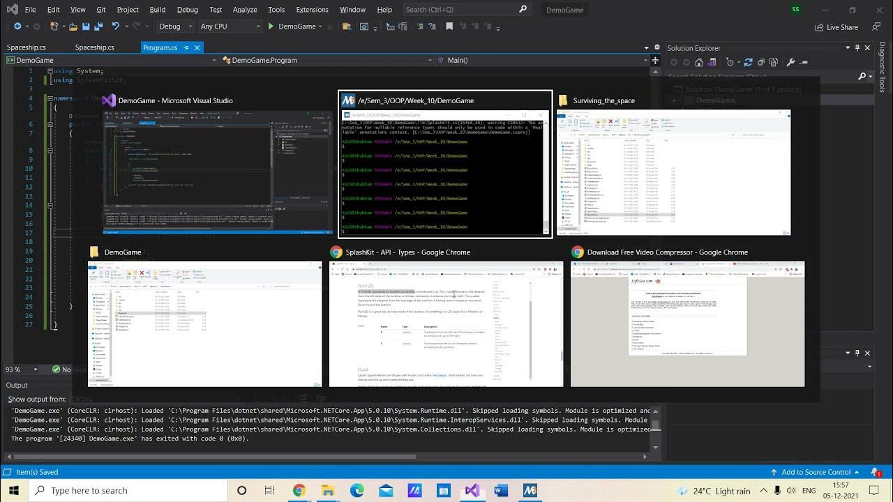 Splashkit Basics and Writing a 2-D OOPs Games in C# using Splashkit.io - YouTube