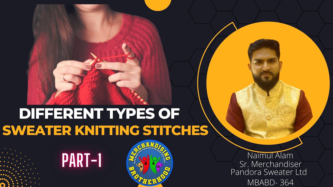 Different Types of Sweater Knitting Stitches (Part-1) - YouTube