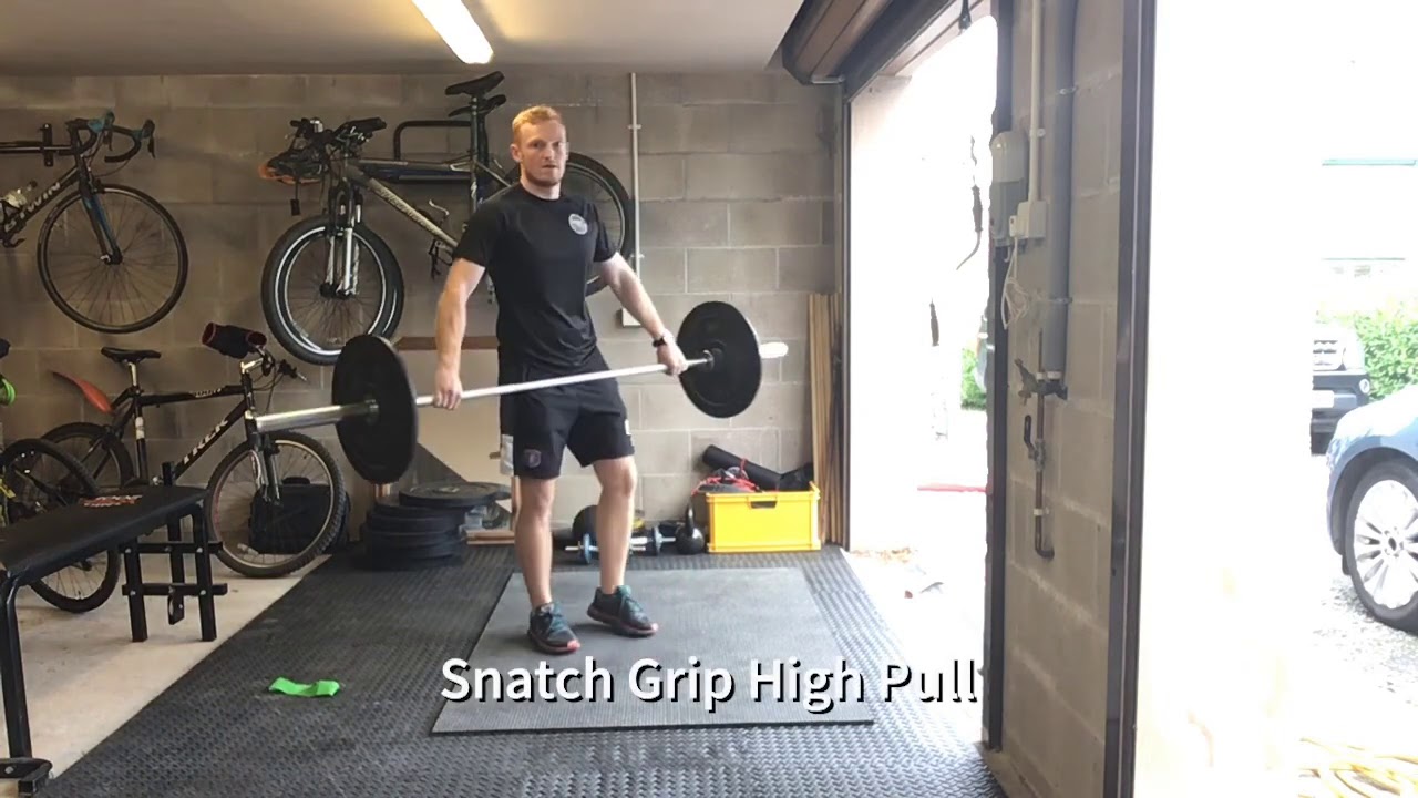 Snatch Grip High Pull - YouTube