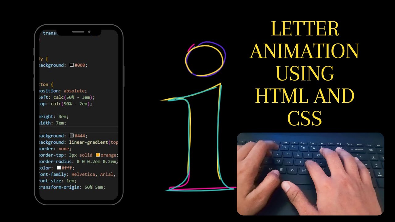 Letter Animation Using Html And Css Web Design Web Development Asmr Coding Programming 9425