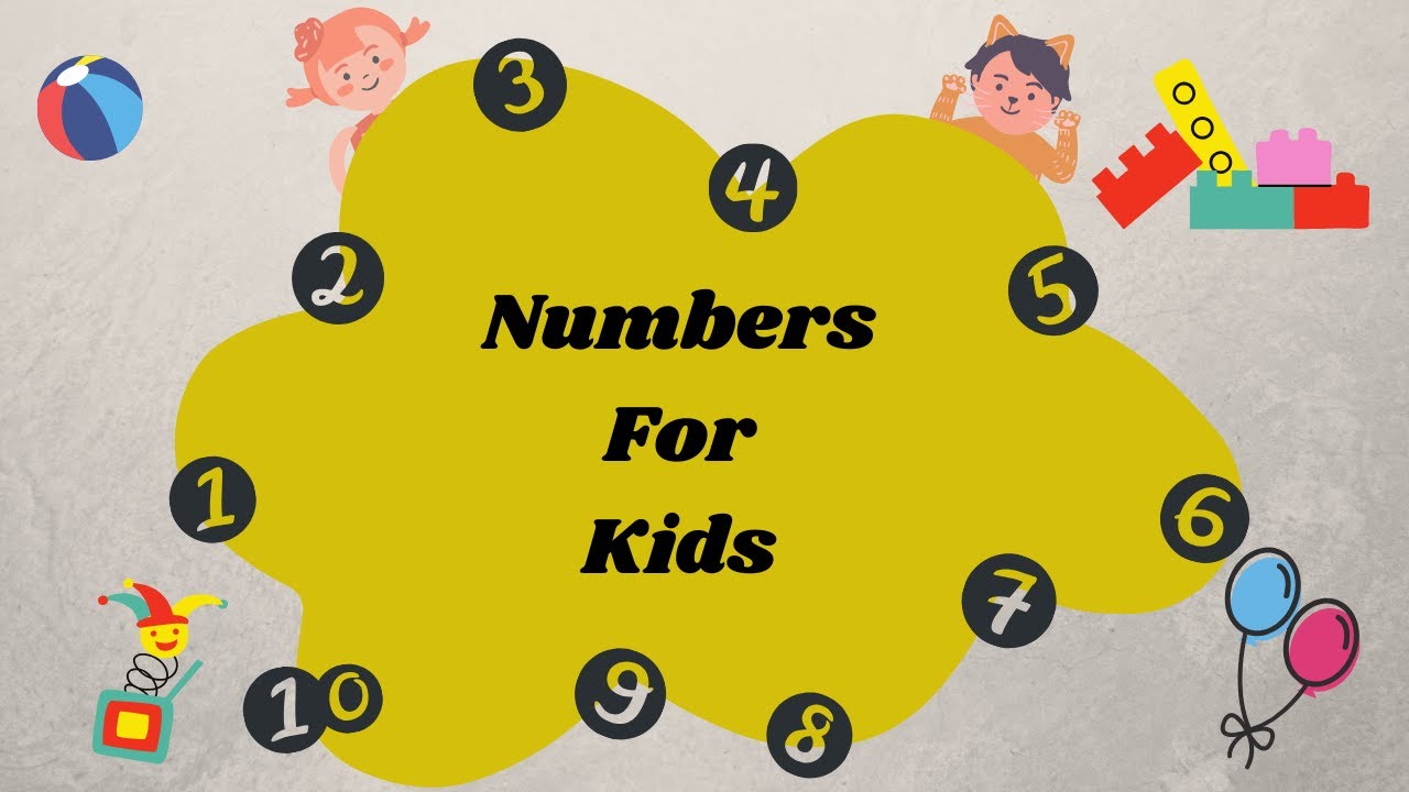 Numbers for Kids | Numbers and Names | UKG Maths - YouTube