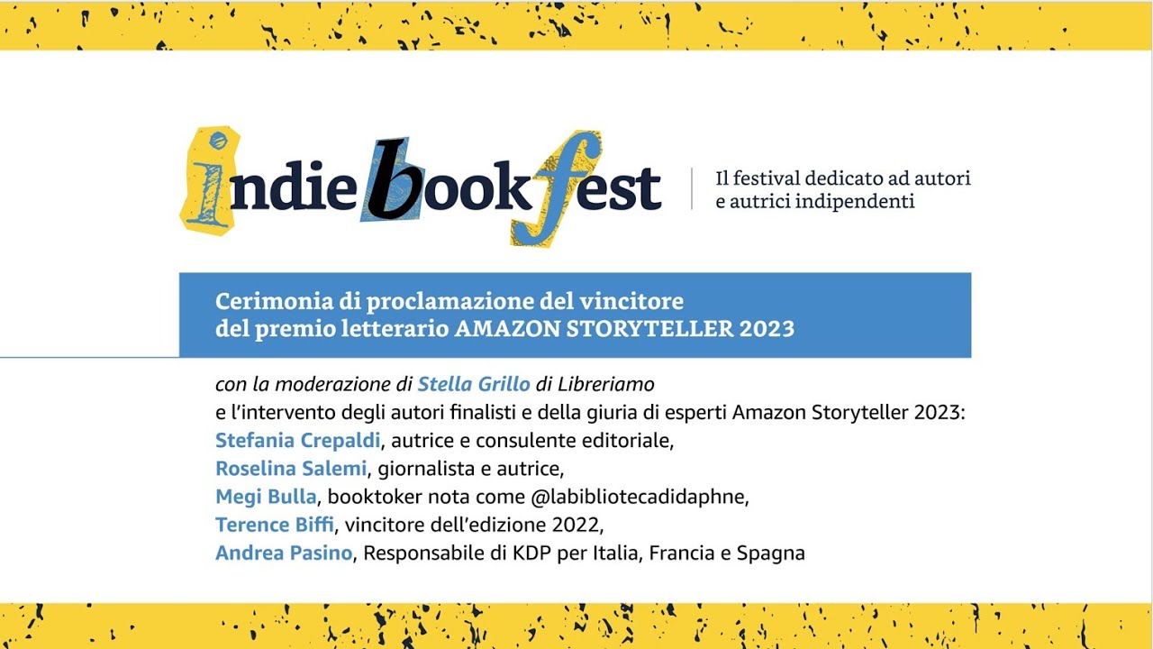 Cerimonia di premiazione di Amazon Storyteller 2023 - YouTube
