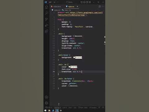 Cómo enlazar un archivo CSS con HTML en 15 segundos #shorts - YouTube