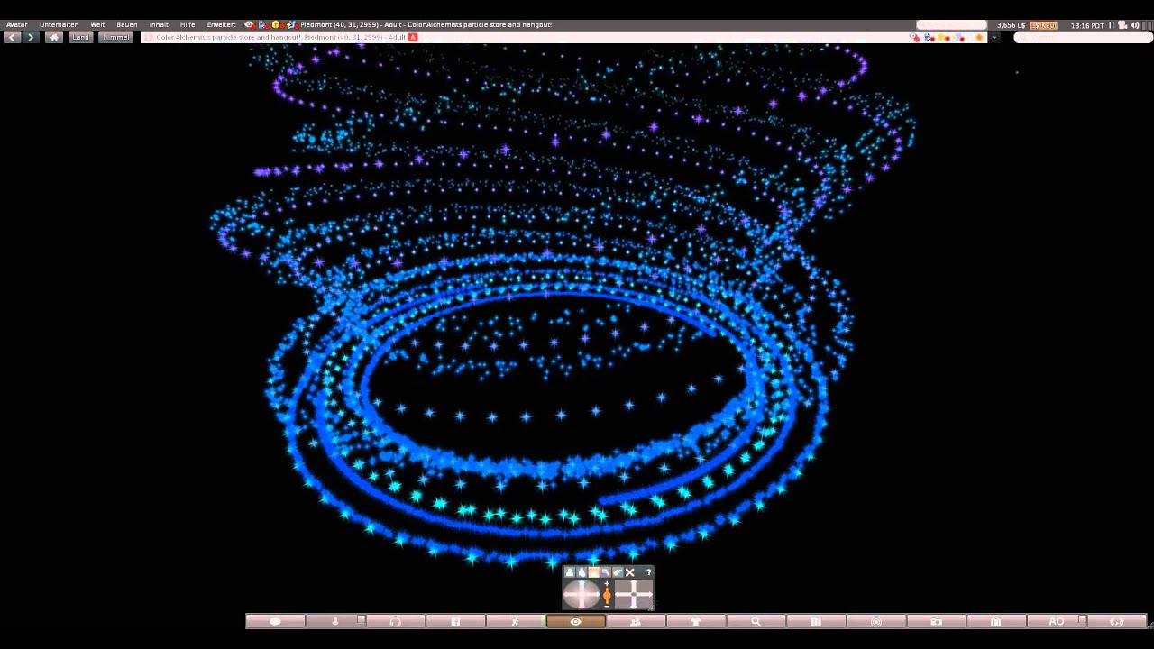 rotating blue star pillar - YouTube