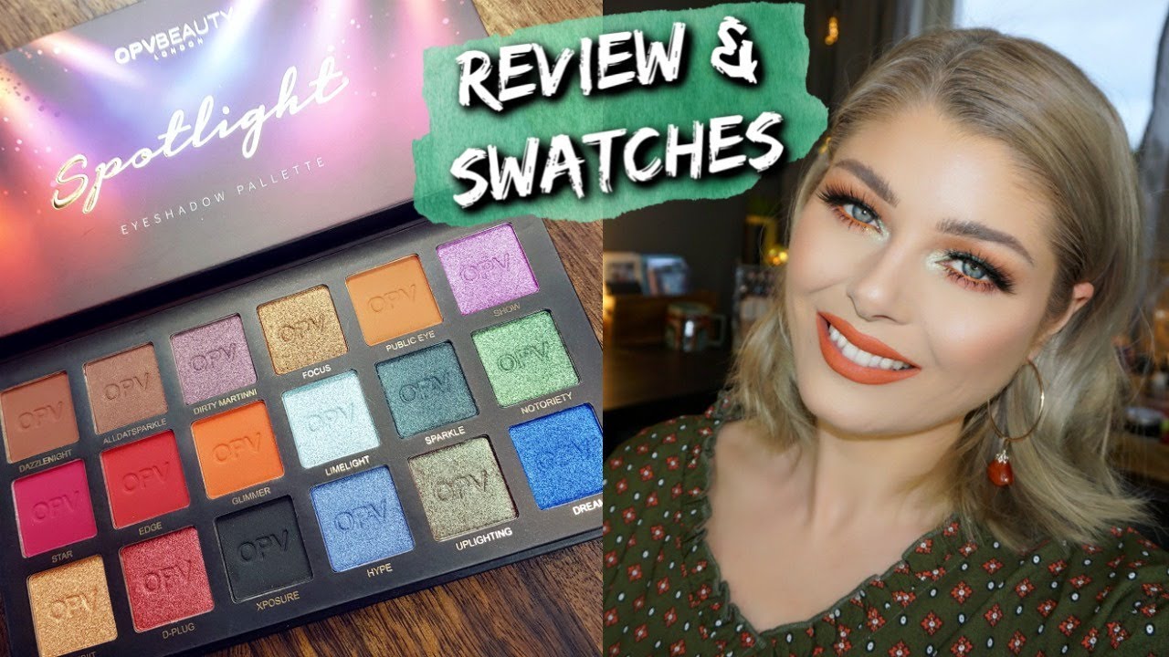 OPV Spotlight Palette | Review & Swatches - YouTube