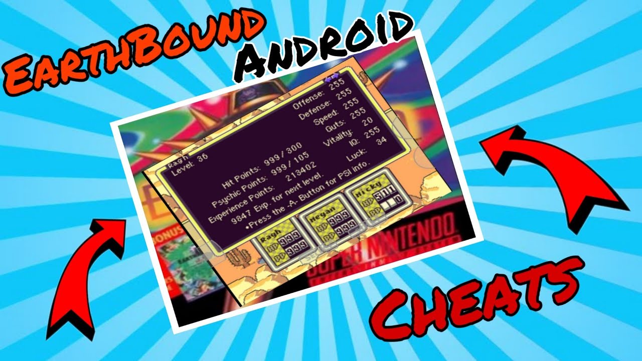EarthBound Android Cheats (Tested) - YouTube