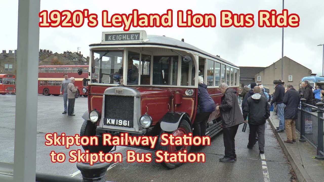 A Leyland Lion Bus Ride in Skipton - YouTube