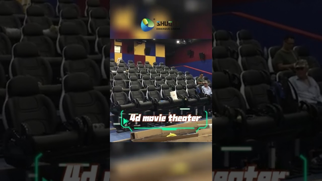 4D Movie Theater Film Cinema Motion Seats with Special Effects Sports ...