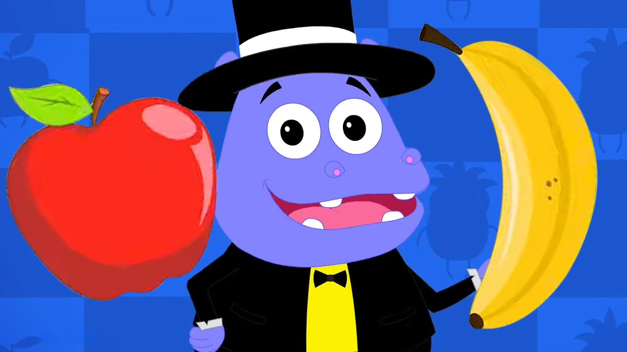 Apples And Bananas, Fruit Song and Nursery Rhyme for Kids - YouTube