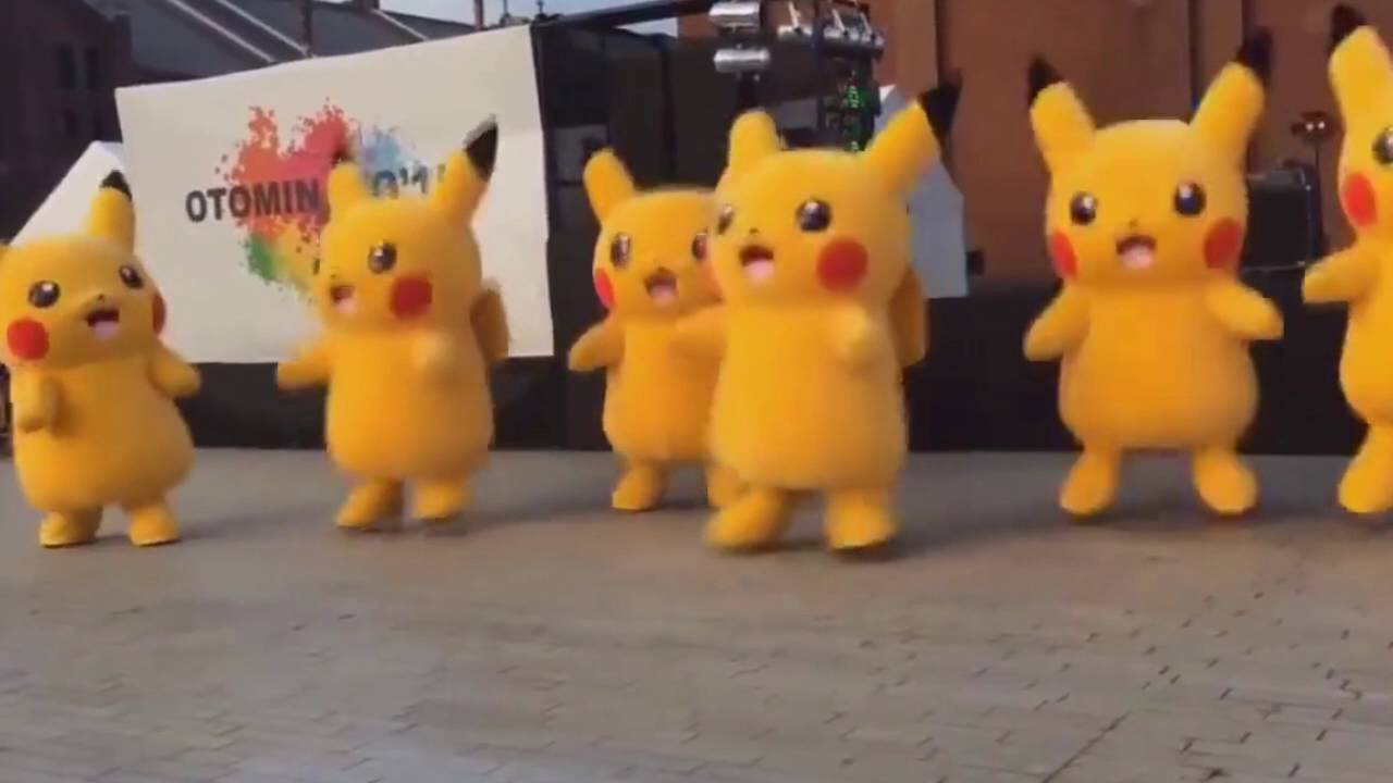 Pikachu dance stage show "dance? Pikachu outbreak Chu - YouTube
