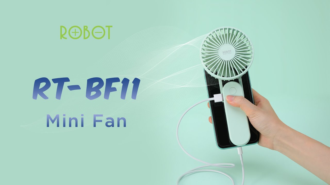 USP Video - ROBOT Mini Fan RT-BF11 - YouTube