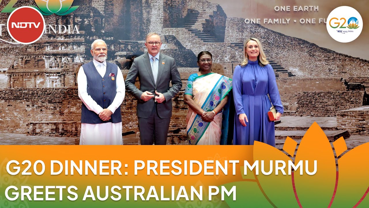 Australia PM Anthony Albanese Arrives For G20 Dinner Hosted By ...
