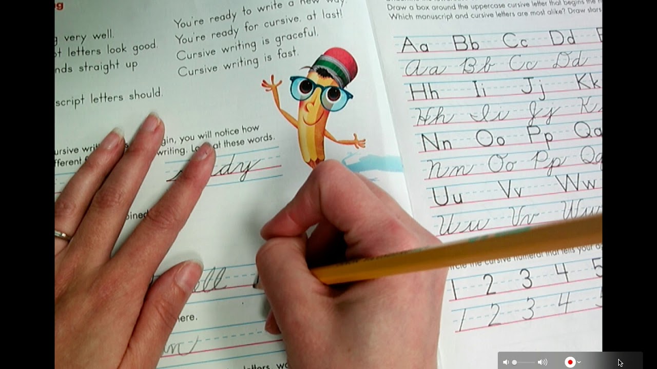 Handwriting Lesson - YouTube
