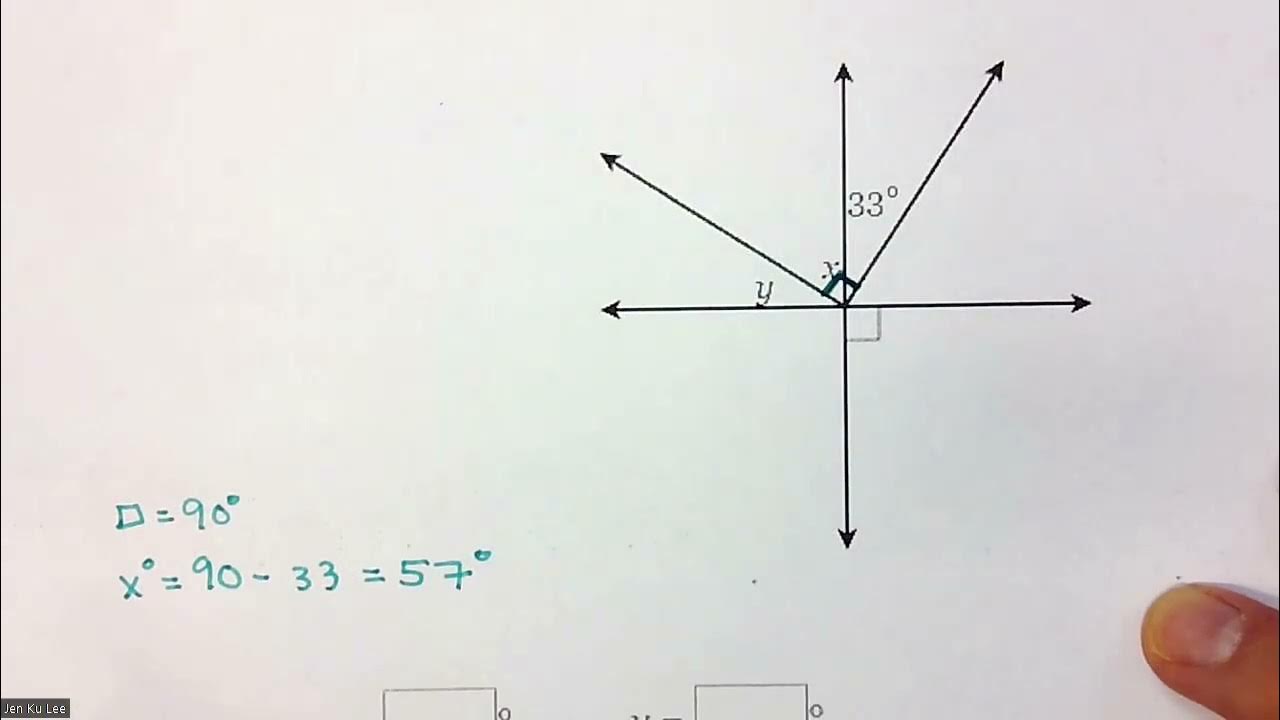 Introduction to Angle relationships with Intersecting Lines - YouTube