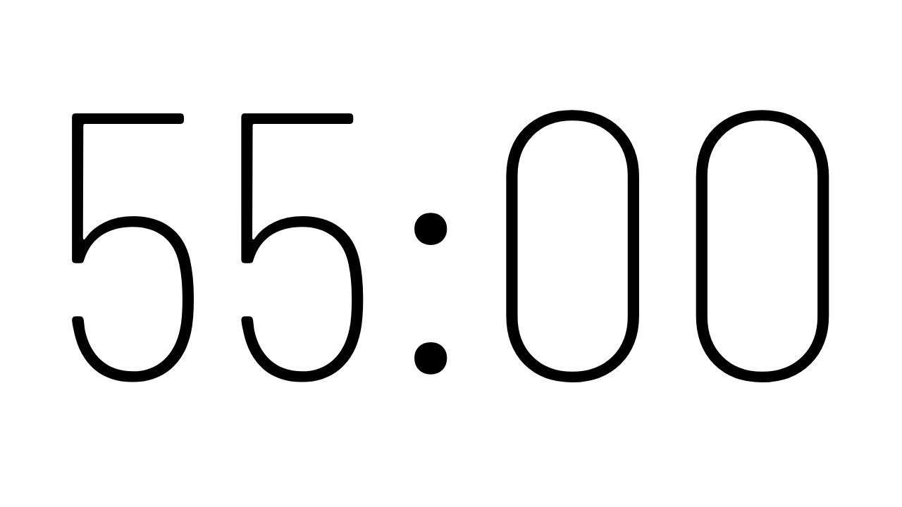 55 Minute Timer with Alarm - YouTube
