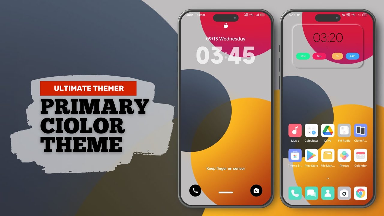 Primary Color Theme For Oppo And Realme|| Huge Customized LockScreen ...