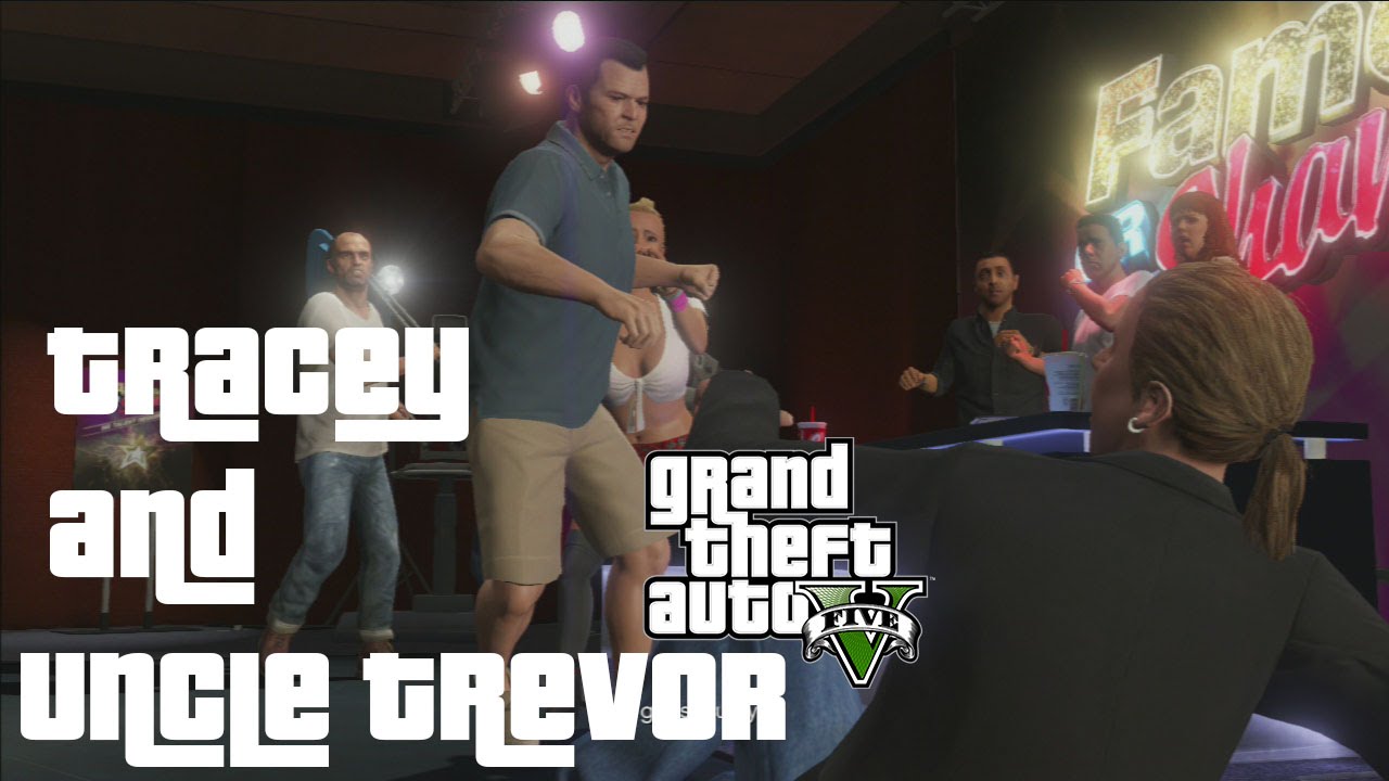 GTA V Tracey and Uncle Trevor - YouTube