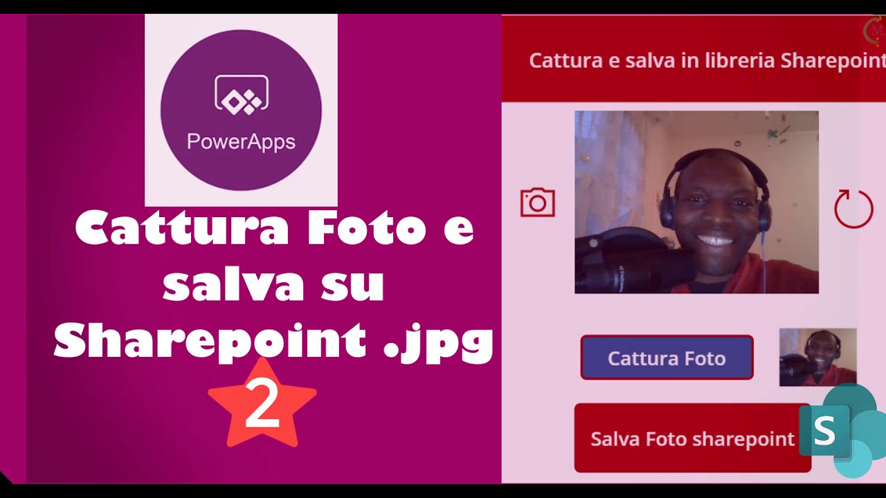 #2 PowerApps: Cattura Foto Salva su Sharepoint Libreria JPG - Macraris - YouTube